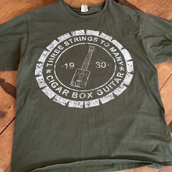 Shirts | Mens Cigar Box Guitar Tee Shirt | Poshmark